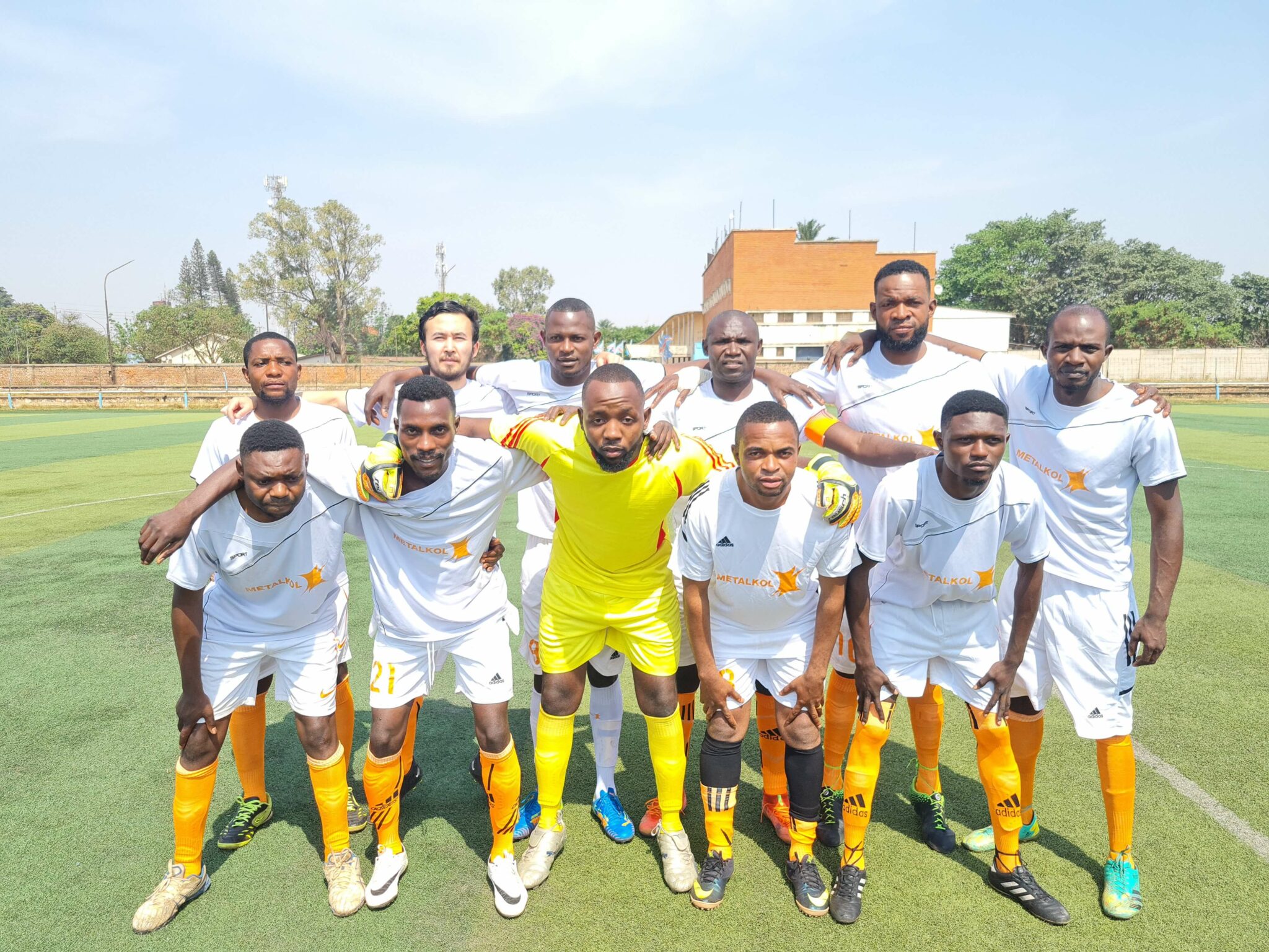 Frontier vs Metalkol RTR friendly soccer match - ERG Africa